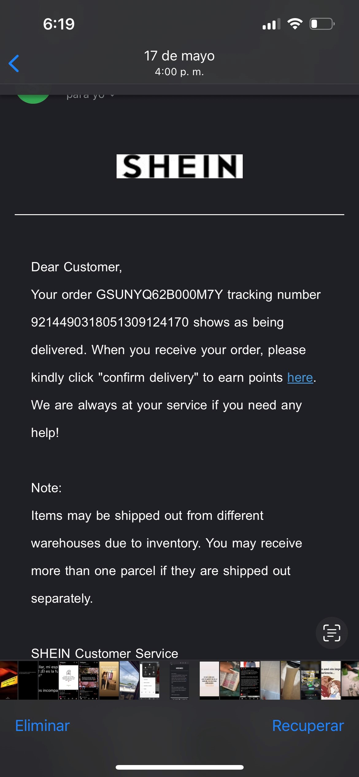 Ticket - Blumbox Courier